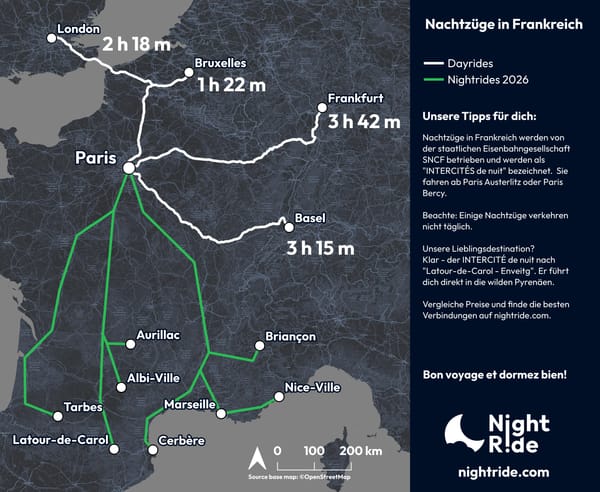 Night trains in France – the Intercités de Nuit – Night Ride